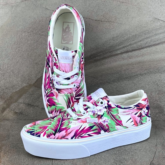 Vans | Shoes | Vans Doheny Platform Sneakers Tropical Print | Poshmark